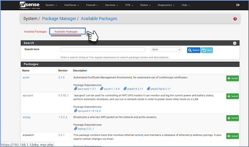 Using pfSense Software System Patches